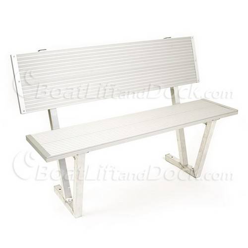 Aluminum Bench for Dock - LSP On Deck Bench