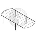ShoreStation Aluminum Canopy Frame 24'x120"